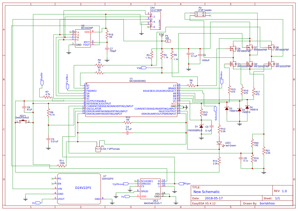 Motor circuit - OSHWLab