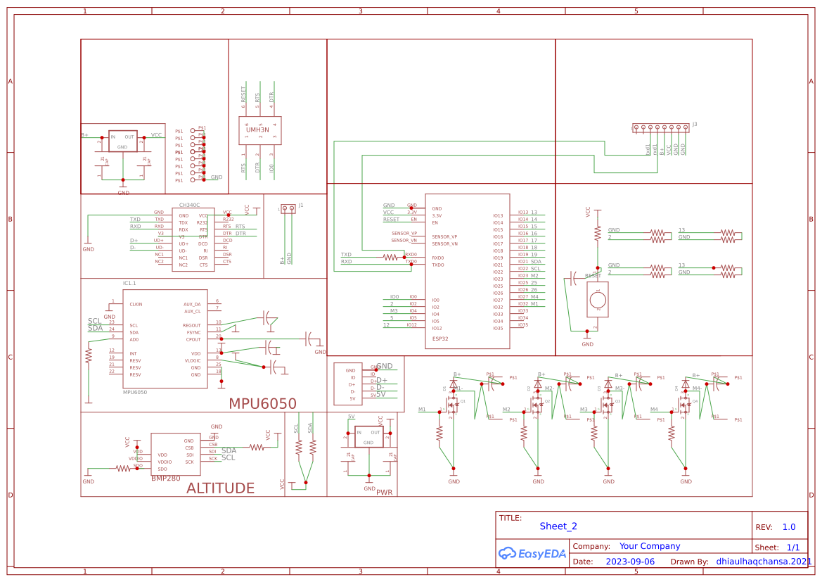 quadcop v1 - OSHWLab