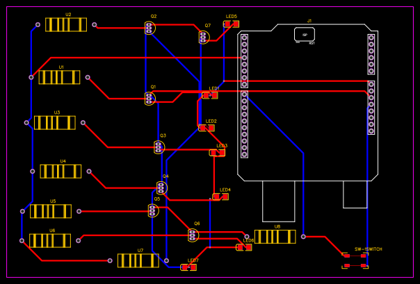 Display 7 segmentos - OSHWLab