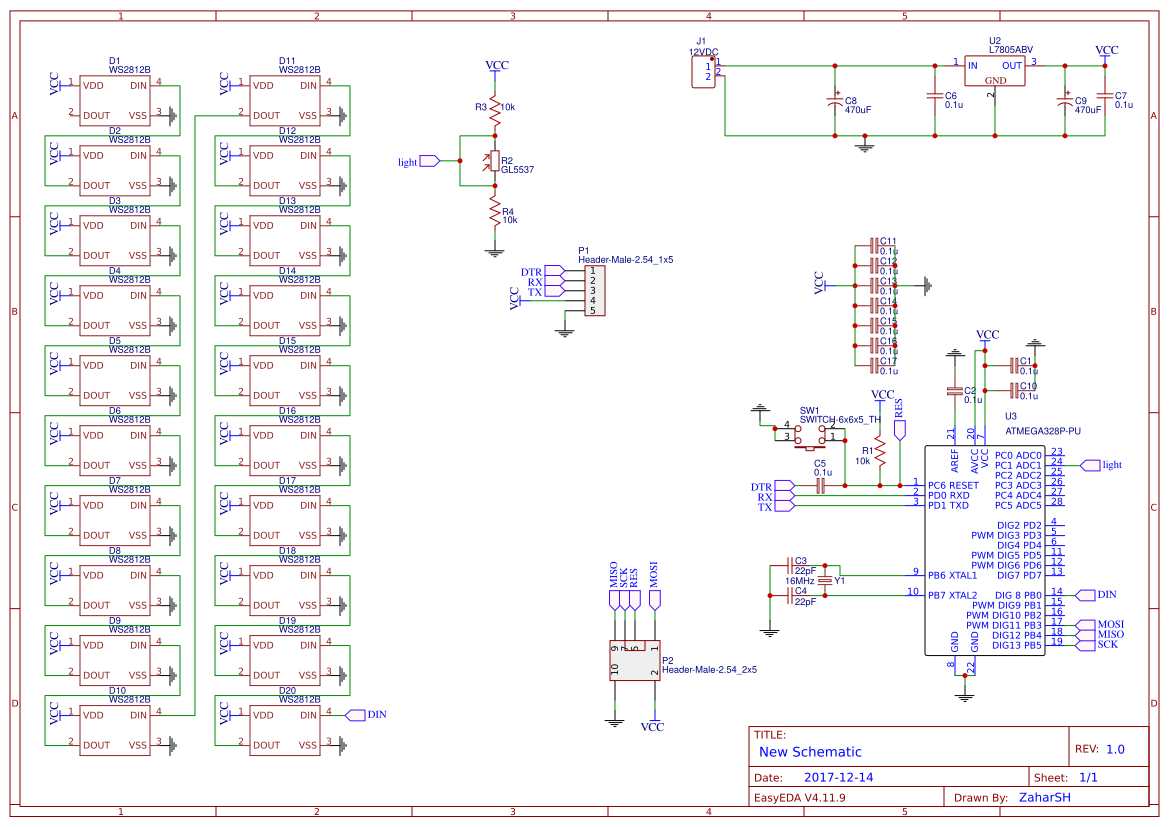 Podsvetka PC rev2 - EasyEDA open source hardware lab