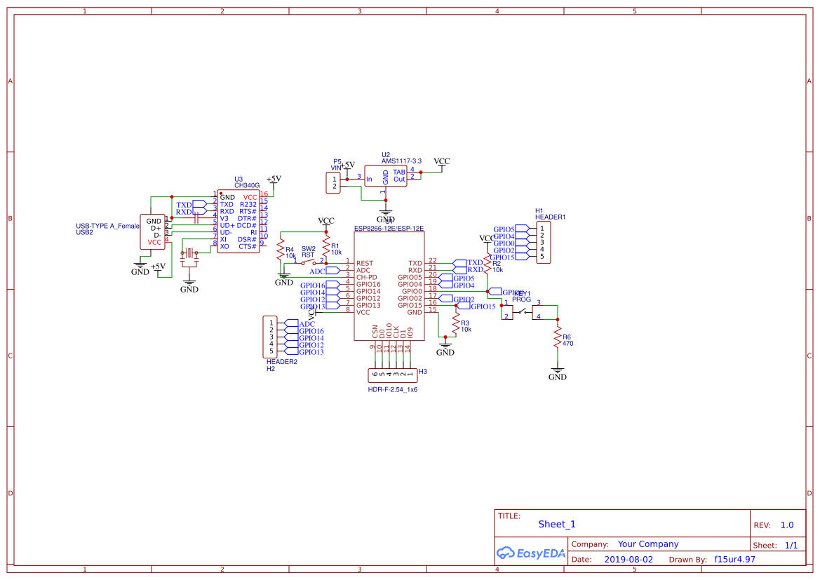 BOARD-ESP8266-12E - EasyEDA open source hardware lab