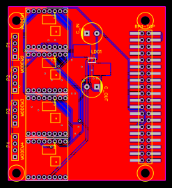 RaspberryPi B+ RFM26W Hat - OSHWLab