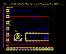 LCD Shift Register Controller - EasyEDA open source hardware lab