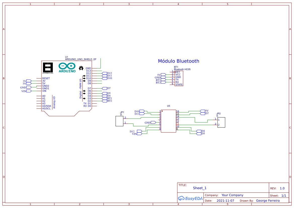 projeto robotica - EasyEDA open source hardware lab