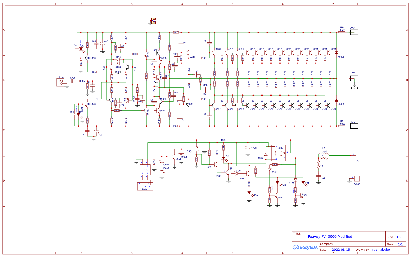 PEAVY PVI-3000 - EasyEDA open source hardware lab