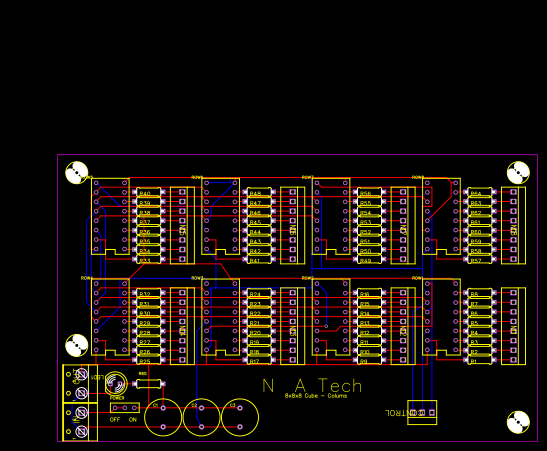 Led Cube 8x8x8 NA Tech - OSHWLab