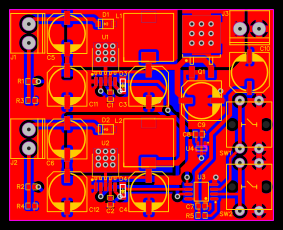 Dual 54V Step Up Current Boost Constant Current LED Driver - OSHWLab