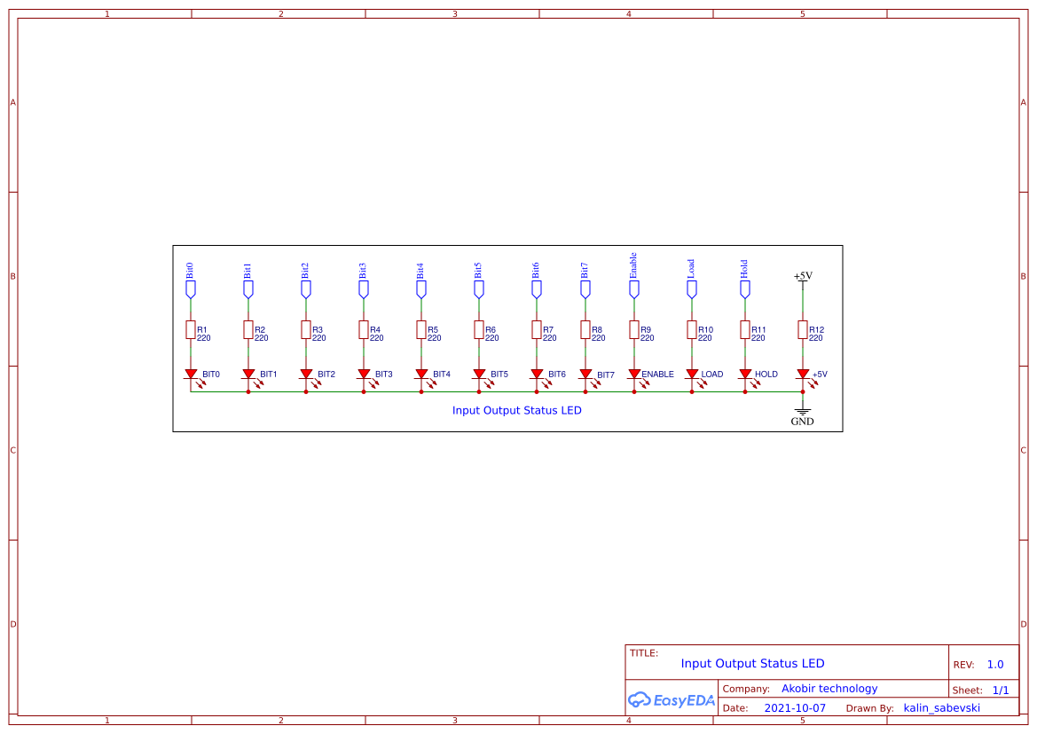 Relay 8 Bit Register - OSHWLab