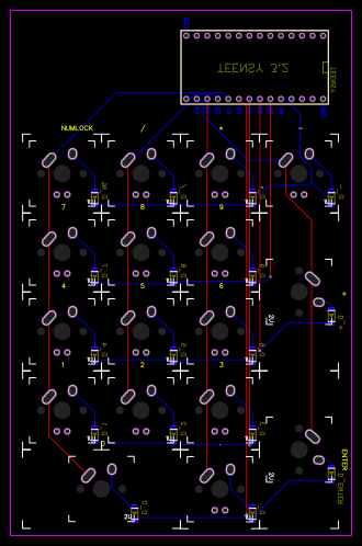Number Pad - OSHWLab