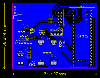 Placa NRF shield stm - EasyEDA open source hardware lab