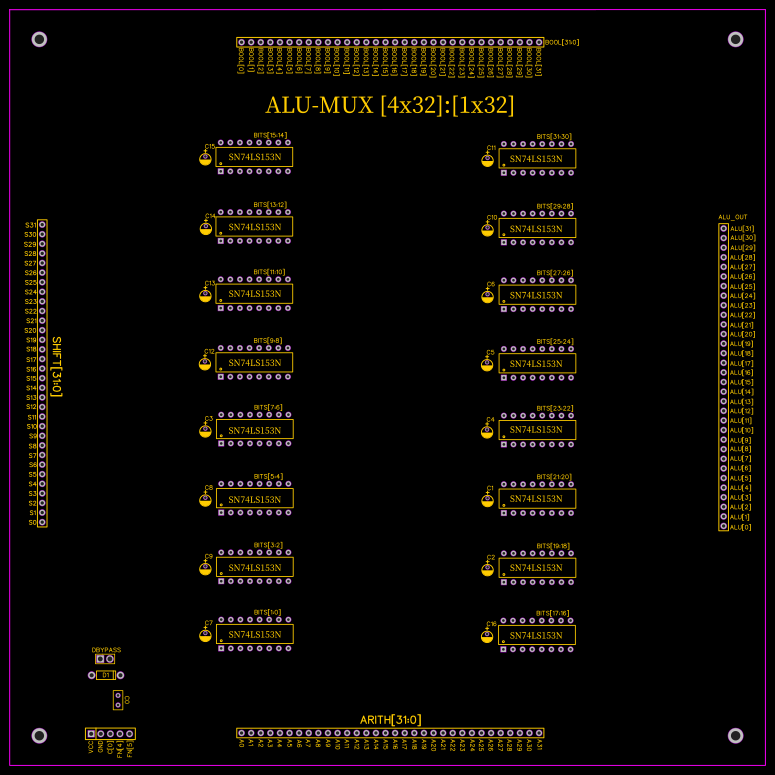 32bit-ALU MUX - EasyEDA open source hardware lab