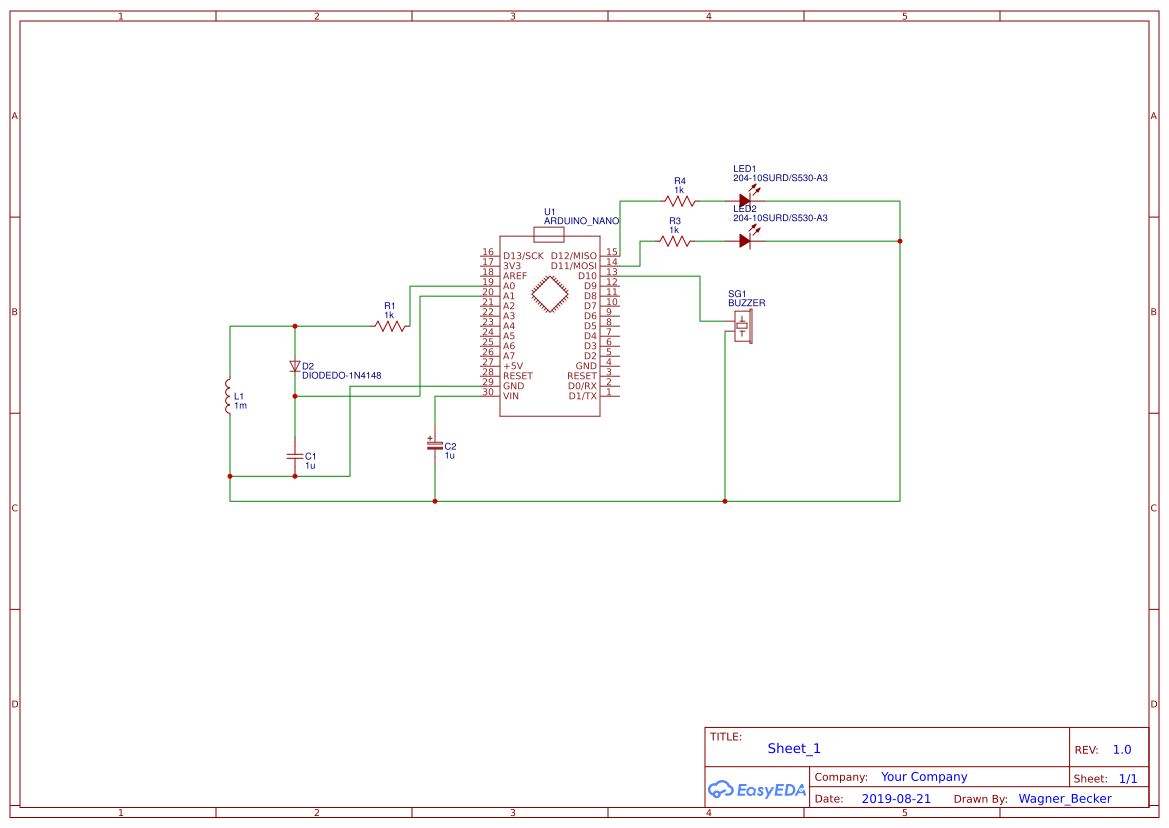 Detector de metais - OSHWLab