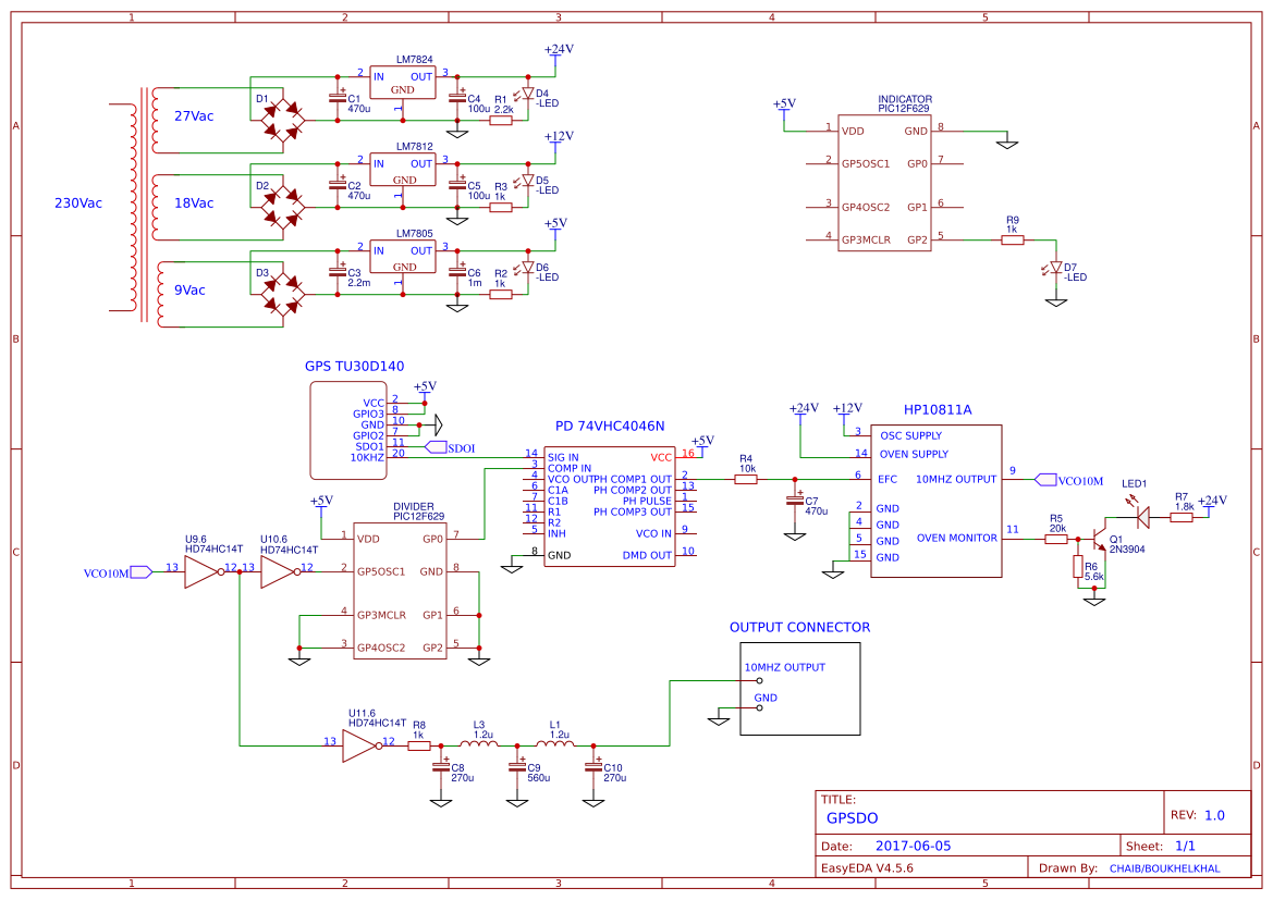 GPSDO - EasyEDA open source hardware lab