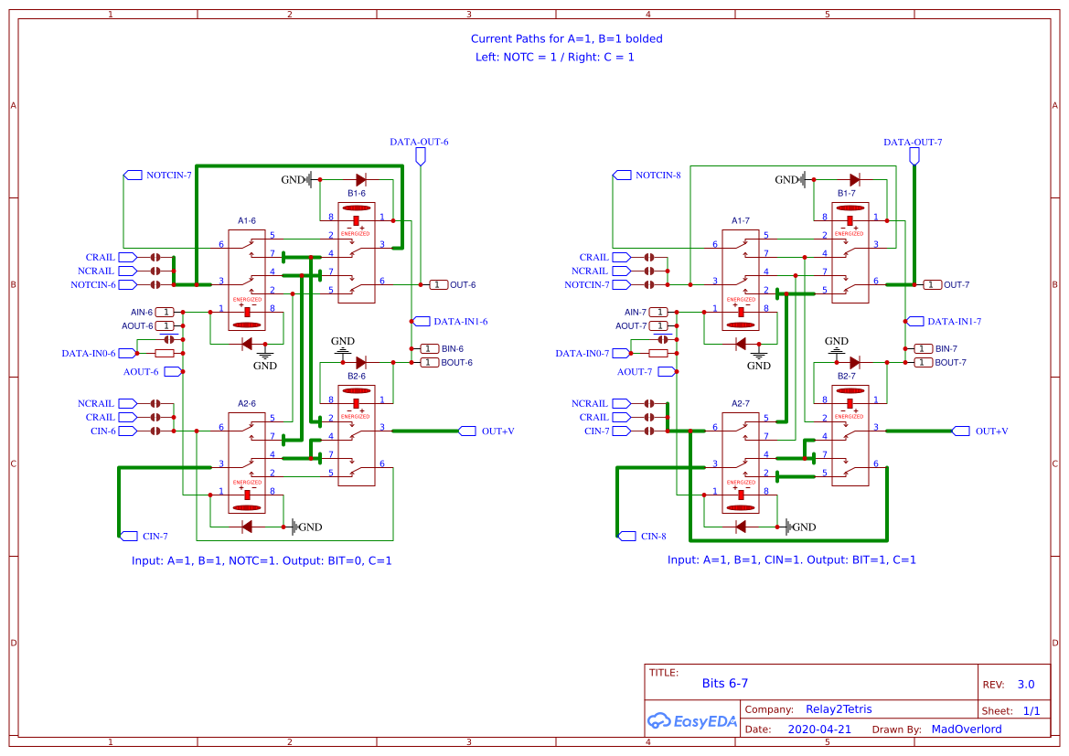 Zuse Relay Adder - OSHWLab