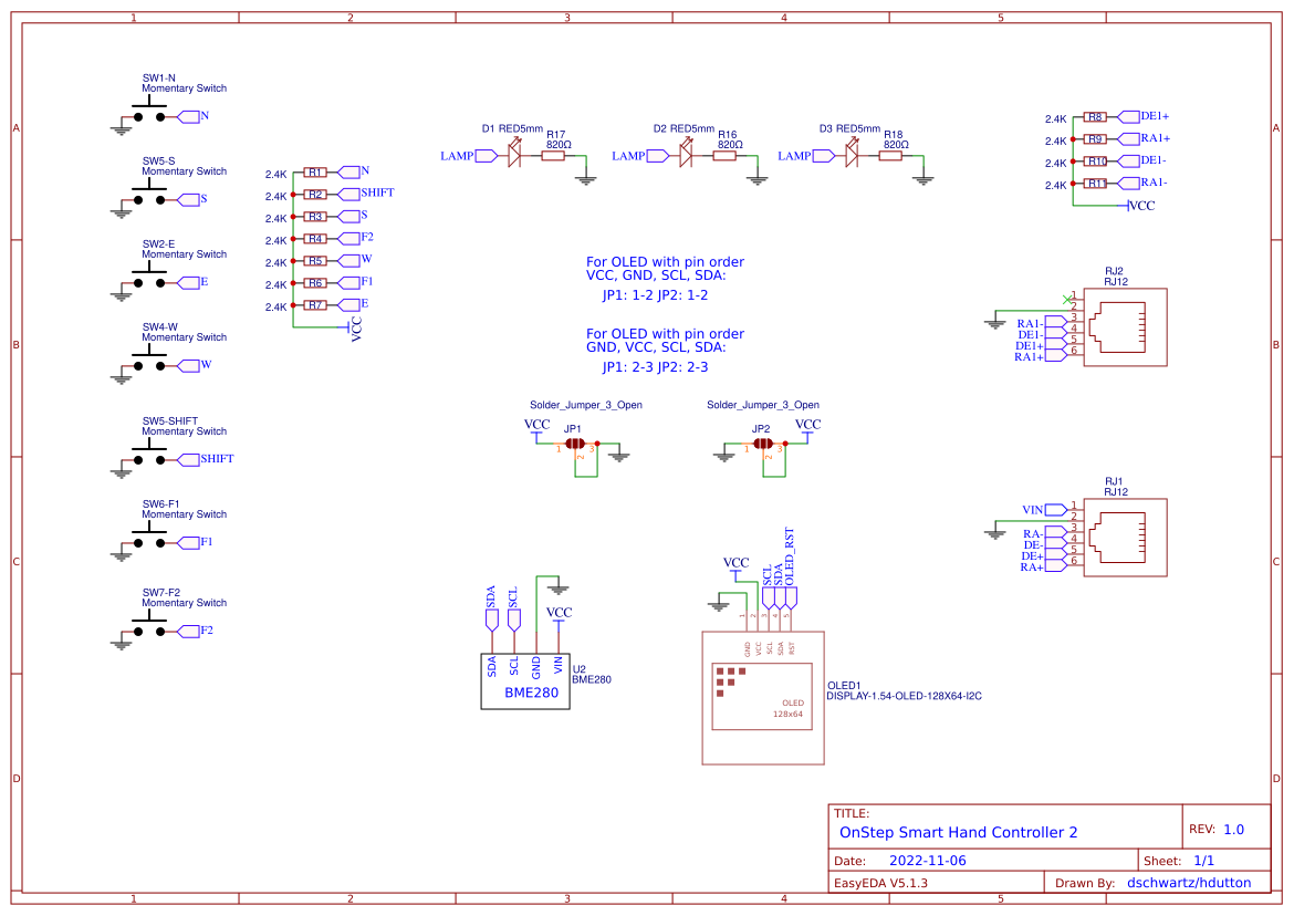 Smart Hand Controller2 Plus - EasyEDA open source hardware lab
