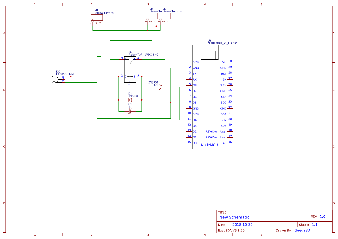 ESP2688 Wifi-Relay (smart home) - EasyEDA open source hardware lab