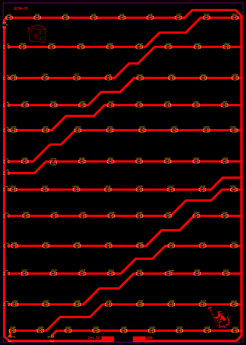 Small led matrix - EasyEDA open source hardware lab