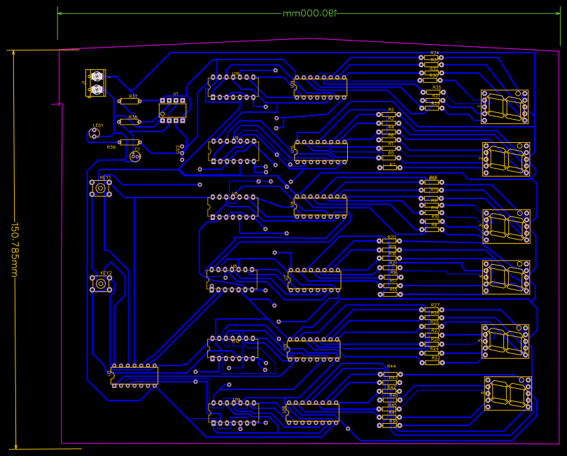 reloj digital - EasyEDA open source hardware lab