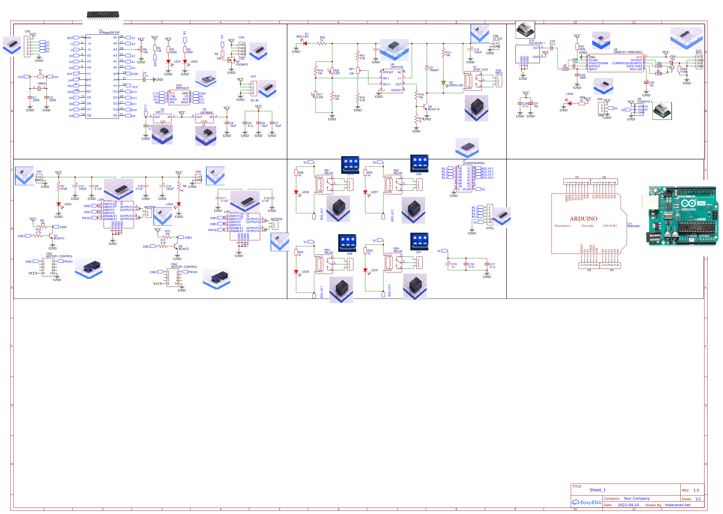 Arduino Easyeda Open Source Hardware Lab