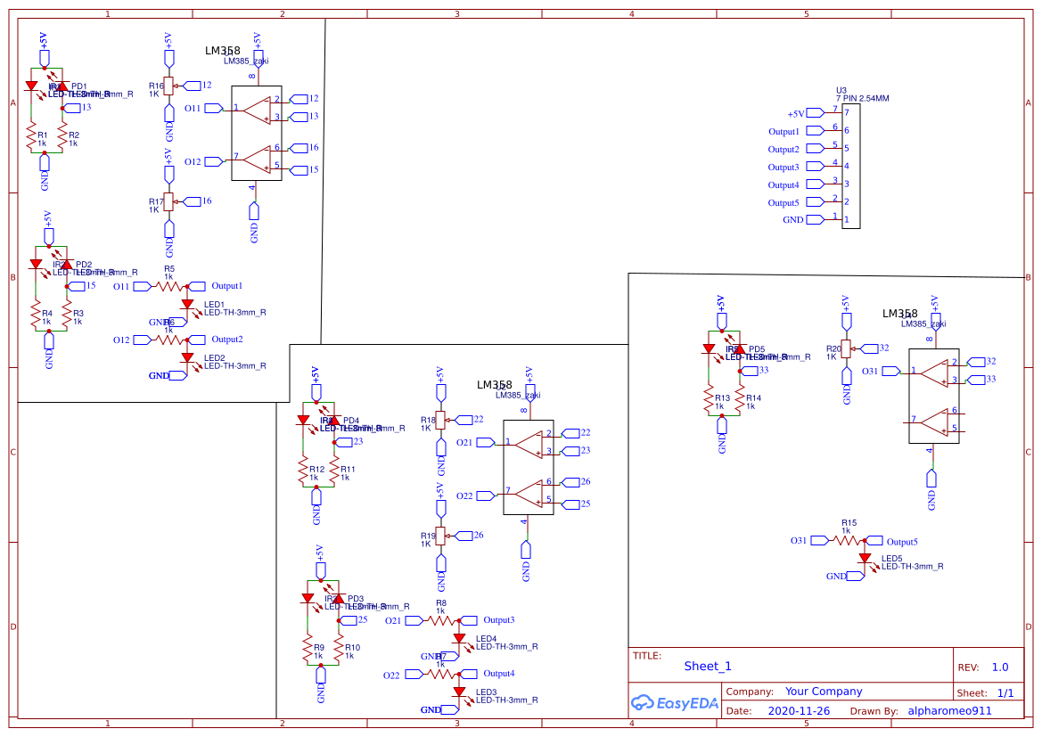 5-ch-ir-array - OSHWLab