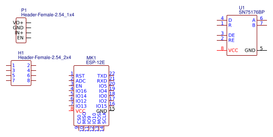 Esp8266 Artnet Node Easyeda Open Source Hardware Lab 7431