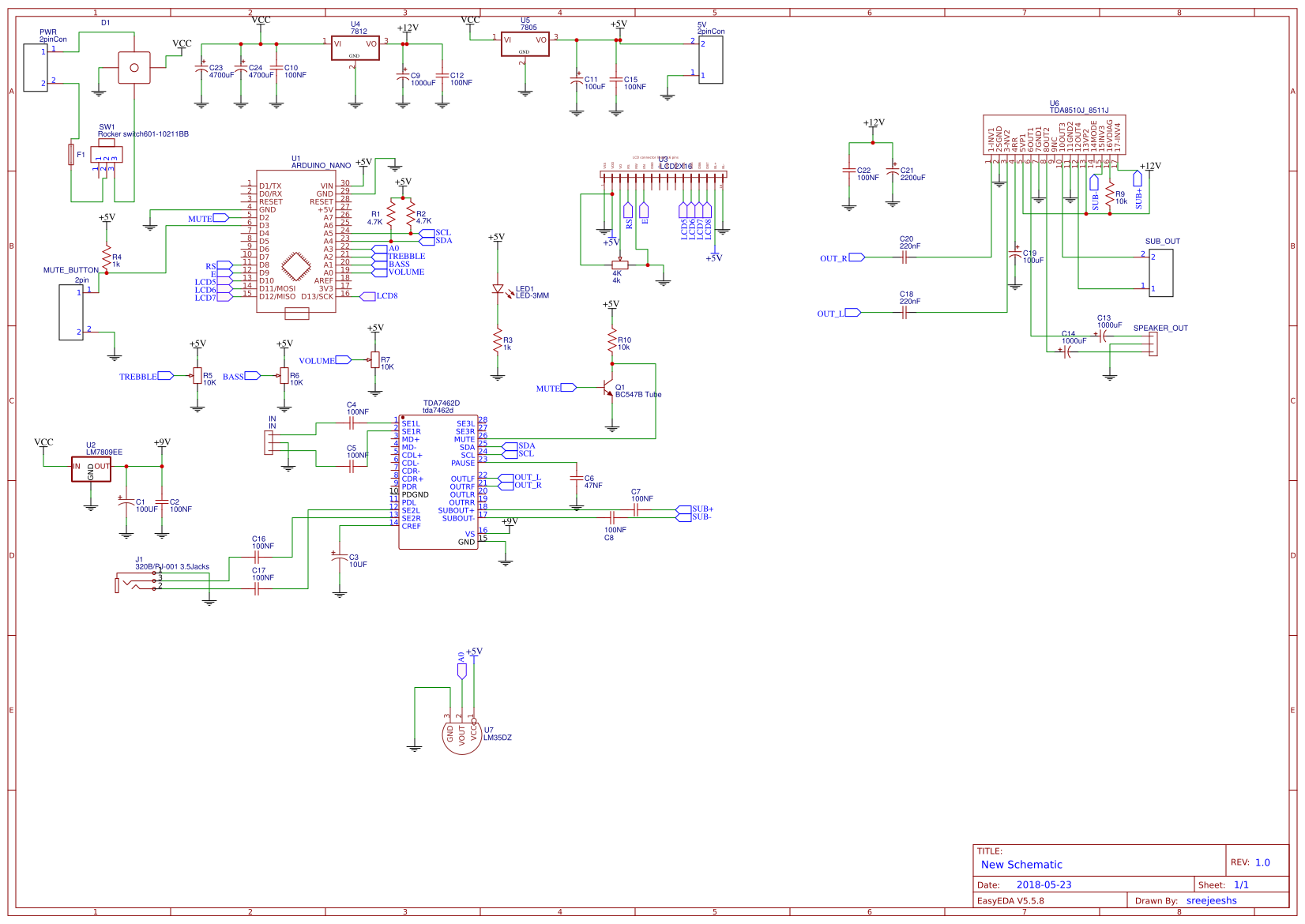 TDA7462D_audio_processing - Platform for creating and sharing projects - OSHWLab