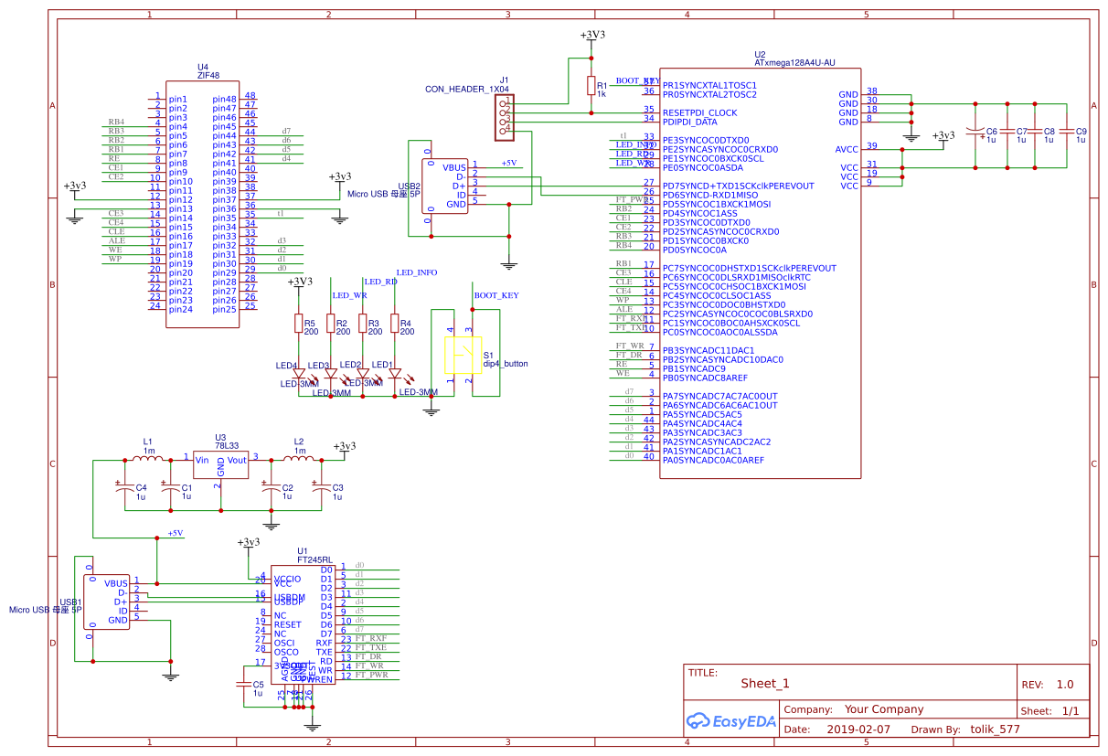 flash NAND Lite - OSHWLab