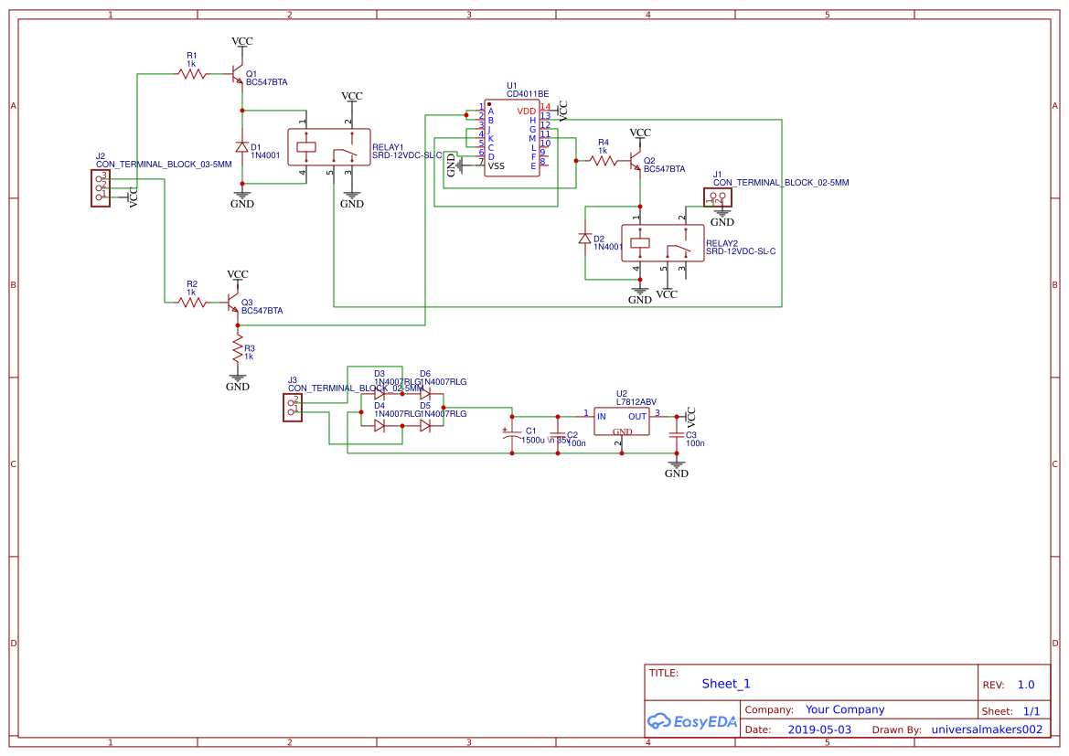 automatic water tank alarm - OSHWLab