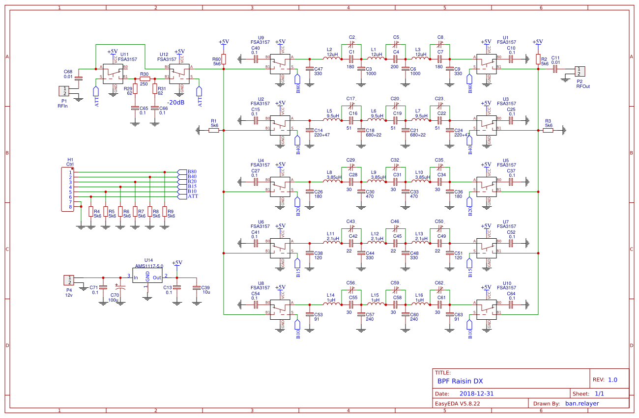 BPF Raisin DX 1.0 - EasyEDA open source hardware lab