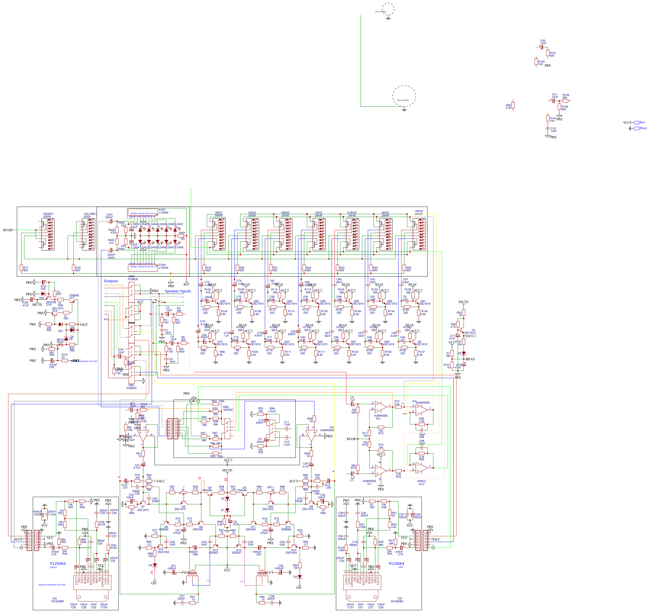 Elta/Realistic 8971 Car EQ and 4 Channel Amp - OSHWLab