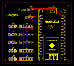 I2C conectors nodemcu - OSHWLab