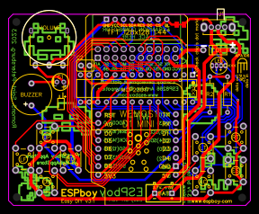 ESPboy easy DIY v3.1 (tested) - EasyEDA open source hardware lab