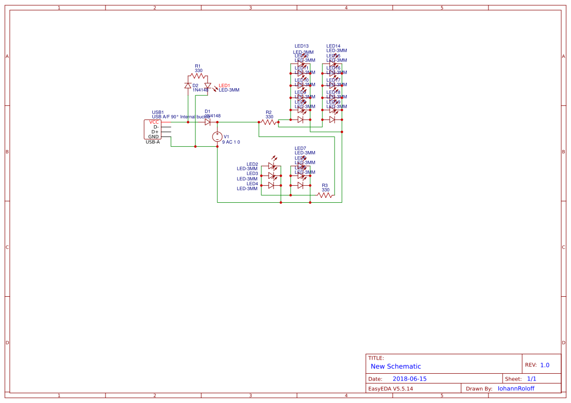 Projeto 1º Módulo - Luminária Portátil - EasyEDA open source hardware lab