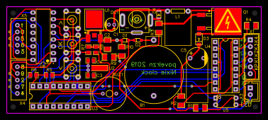 Nixie clock - EasyEDA open source hardware lab