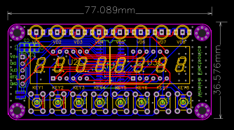 TM1638 LED & Key - EasyEDA open source hardware lab