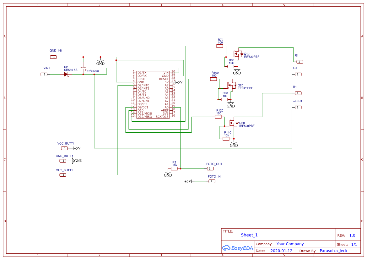 Lamp_Arduino - OSHWLab
