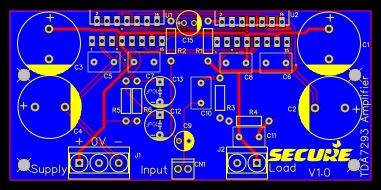 TDA7293 Amplifier - EasyEDA open source hardware lab