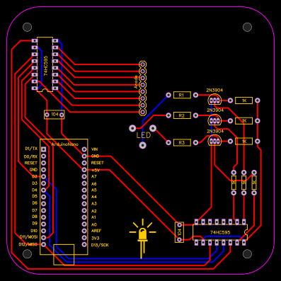 RGB 8X Led Pillar - EasyEDA open source hardware lab