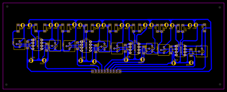 8 channel IR module array - EasyEDA open source hardware lab