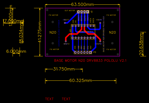 PLACA MAE Arduino Pro Mini Self-Balancing DRV8833 POLOLU V2.1 - EasyEDA open source hardware lab