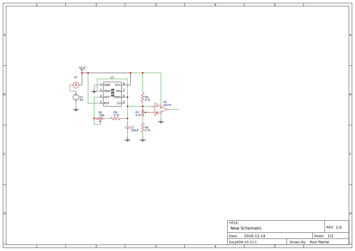NE555 - Variable Frequency - Variable Duty Cycle - PWM PC Fan Controller - EasyEDA open source ...