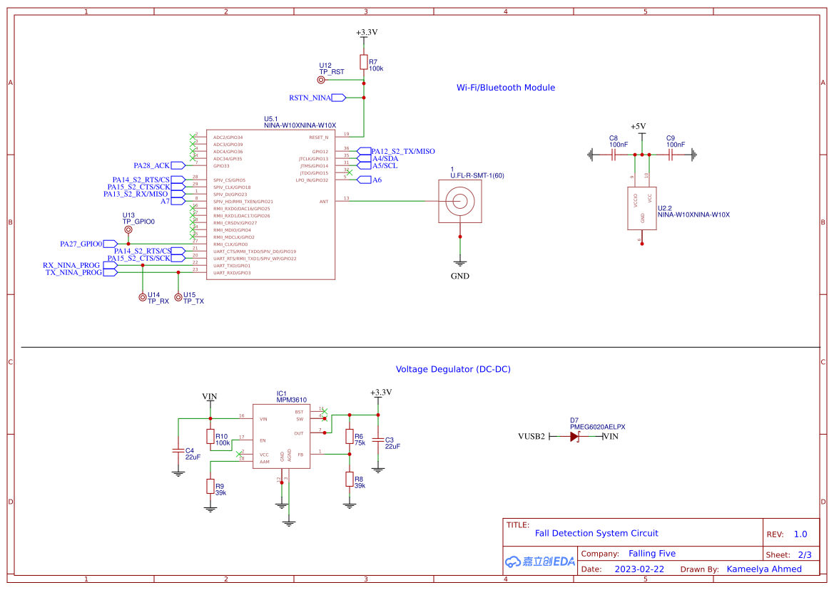 Final Circuit Design - EasyEDA open source hardware lab