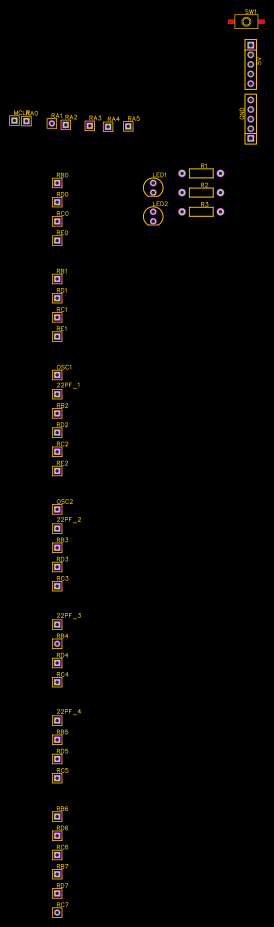 PIC 16F877A MICROCONTROLLER - EasyEDA open source hardware lab