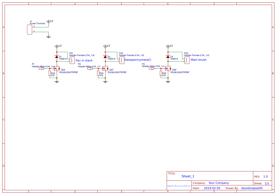 Roomba switching board - Platform for creating and sharing projects - OSHWLab