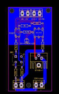 BTA16 Triac - EasyEDA open source hardware lab