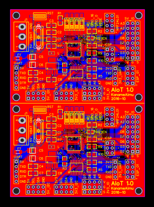 AIoT1.0 Generic IoT Board - OSHWLab