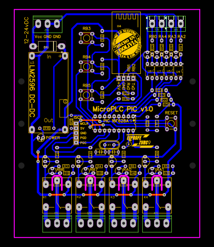 MicroPLC_PIC - OSHWLab