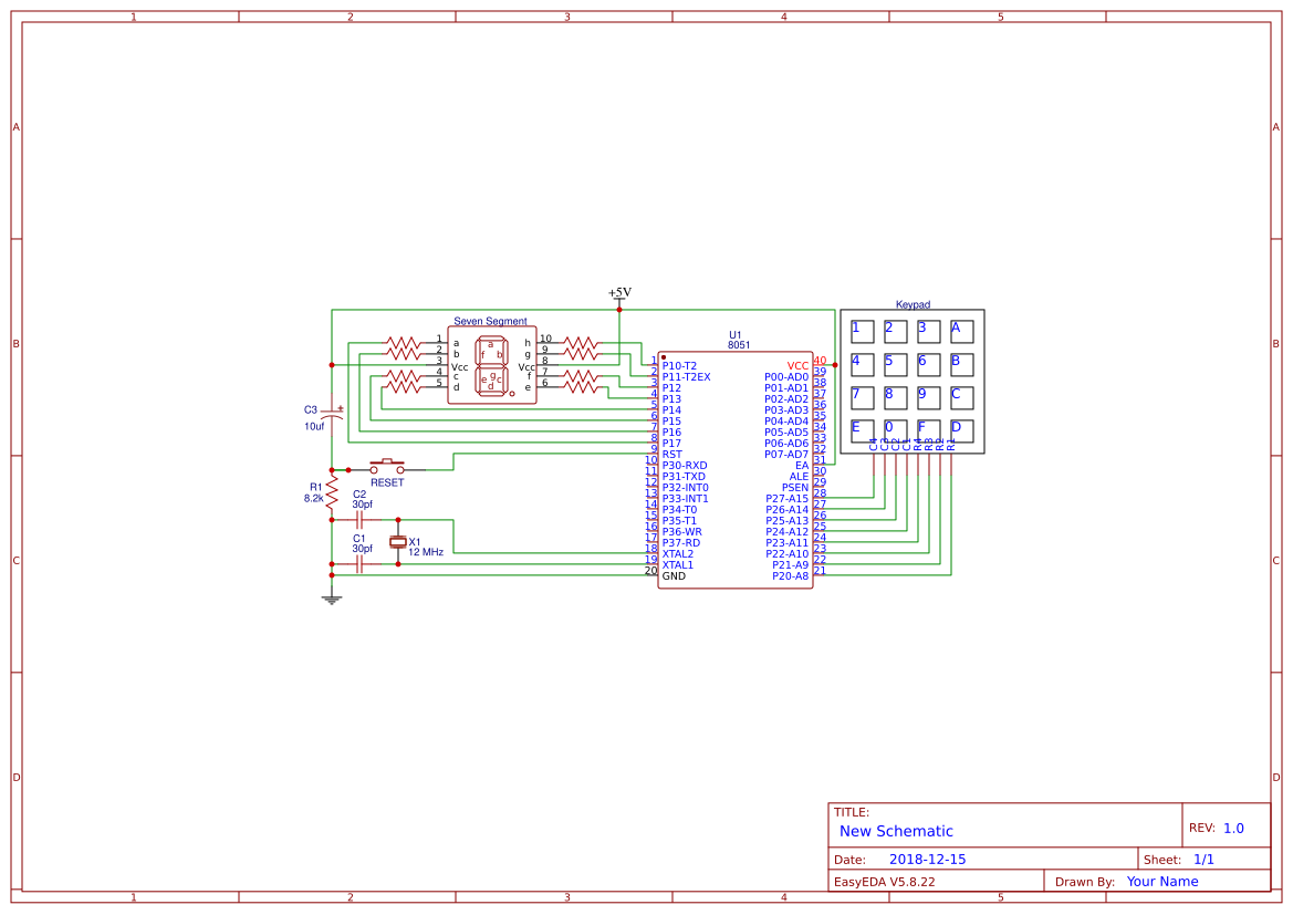 8051-Keypad - EasyEDA open source hardware lab