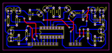 micromouse sensor pannel - EasyEDA open source hardware lab