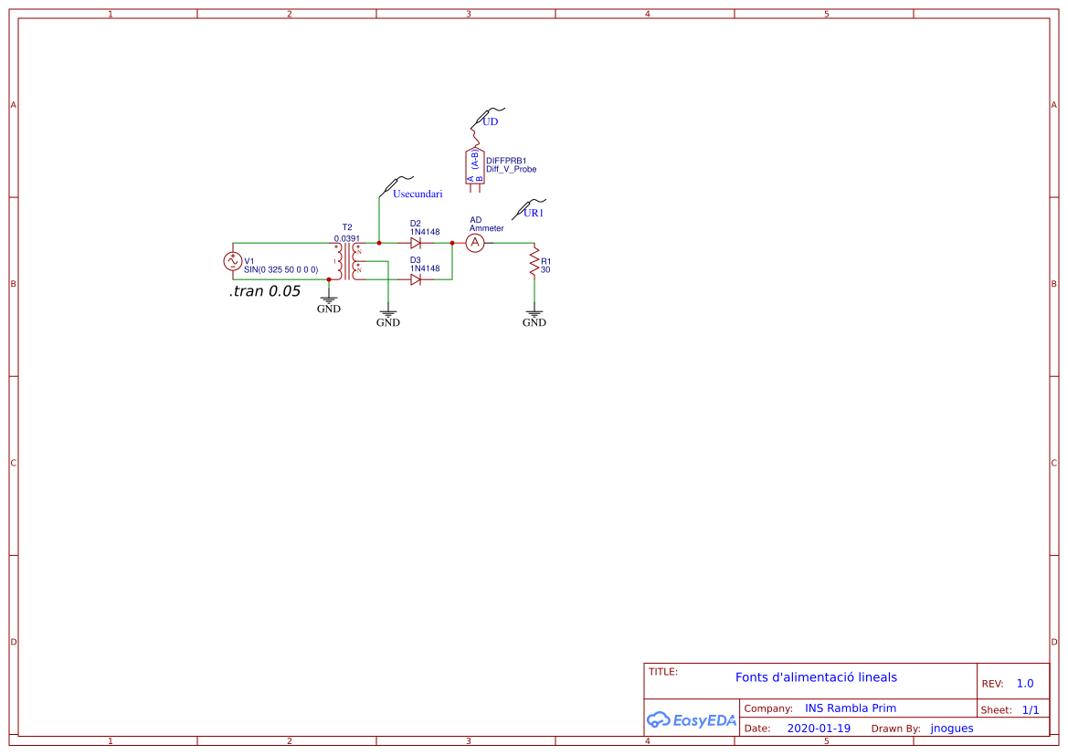 Font Alimentació - EasyEDA open source hardware lab